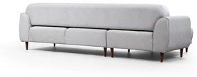 Designová sedačka Haylia 287 cm béžová - levá
