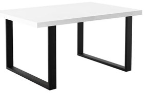 Konferenční stolek Magerio, Barva: černá / arktická bílá