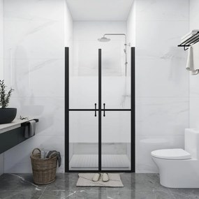Sprchové dveře - polomatné - ESG - 101x190 cm | černé