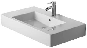 Duravit Vero - Umyvadlo 85x49 cm, s přepadem, s otvorem pro baterii, bílá 0329850000