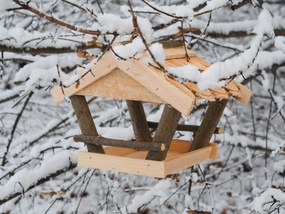 ČistéDřevo Dřevěné krmítko pro ptáky