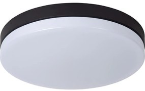 Lucide Lucide 79111/36/30 - LED Koupelnové svítidlo BISKIT LED/24W/230V IP44 černá LC3703