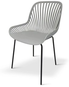 Designová židle GABY šedá 4 ks