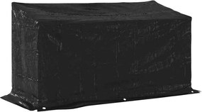 vidaXL Stojan na palivové dřevo s krytem 200,5x80,5x110,5 cm [4104946]