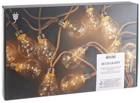 Butlers BULB LIGHTS Světelný řetěz žárovky 15 světel