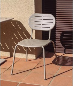 Taupe kovová zahradní židle Brai – Kave Home