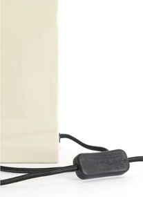 Krémová kovová stolní lampa (výška 38 cm) Cardona – Light &amp; Living