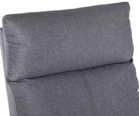 LuxuryForm DESIGN Televizní křeslo RUFO s polohováním - šedé