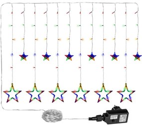 VOLTRONIC® 59574 Vánoční dekorace - svítící hvězdy - 150 LED barevná