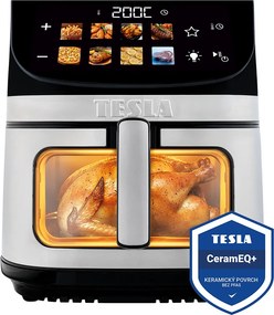 TESLA AirCook DualHeat QD73 XXL - multifunkční digitální horkovzdušná fritéza
