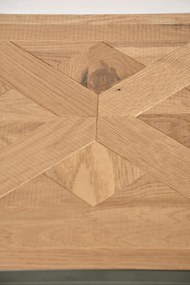 Odkládací stolek Indus 45 cm z masivu dub přírodní/grafit