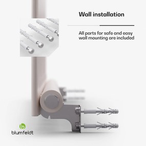 Blumfeldt Ontario, radiátor, 100 x 60, 1/2" boční připojení, montáž na stěnu, 681 W