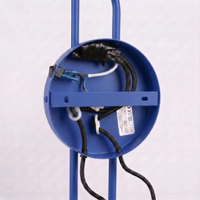 Sollux Lighting Nástěnné svítidlo NOX 2 ultramarín s vypínačem