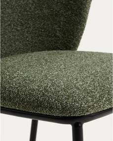 Zelené čalouněné jídelní křeslo Ciselia – Kave Home