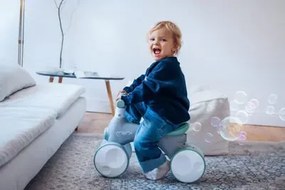 MoMi TOBIS s bublinami šedá / Odrážedlo / do 20 kg / od 24 měsíců