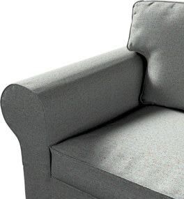 Potah na pohovku IKEA  Ektorp 3-místná, nerozkládací barva modrá látka pletený vzor