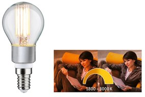 Paulmann LED žárovka-kapka E14 5W dim to warm