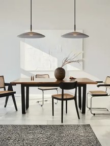 LED černo-kouřový designový lustr Polifemo 140