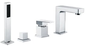 Mexen Cube baterie vanová, chrom - 72932-00