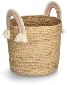 Úložný pletený košík z mořské trávy, ? 35 cm