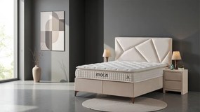 Čalouněná postel MOON - antracit 160 × 200 cm