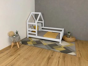 MAXIDO Dětská domečková postel Dora 180x80 bílá