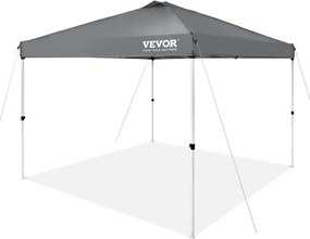 Párty stan Pop Up Canopy 3,05 × 3,05 m s přenosnou taškou pro kempování tmavě šedá