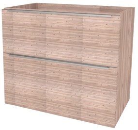 Mereo Mereo, Mailo, koupelnová skříňka 81 cm, chrom madlo, Multidecor, CN591SDNLS
