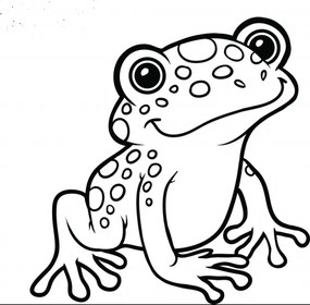 Samolepka Žába