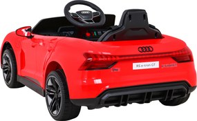 Ramiz Elektrické autíčko Audi RS E-Tron GT pro děti červené + dálkové ovládání + pohon 4x4 + rádio MP3 + LED + EVA