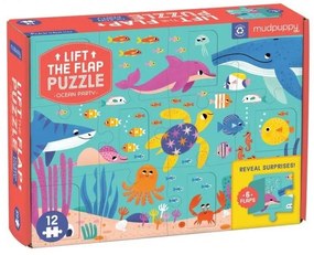 Puzzle puzzle - lift-the-flap - oceán (12 ks)