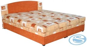 Čalouněná postel Marianna 180x200 oranžová - BLANAŘ