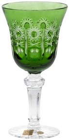 Sklenice na víno Petra, barva zelená, objem 180 ml