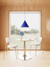 Jídelní stůl Ibiza 80 cm dub přírodní/stříbrný