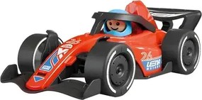 LENA Závodní vůz Formule červená / s figurkou / od 2 let