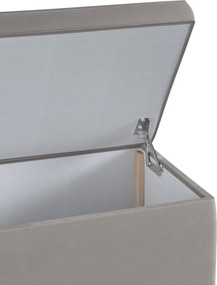 Čalouněná skříň barva šedá látka lesklé, sametová