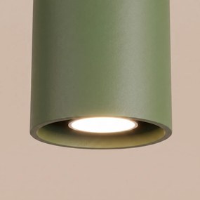 Sollux Lighting Stropní svítidlo ORBIS 1 olivově zelené