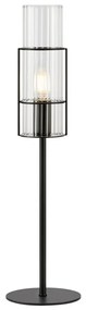 Markslöjd Markslöjd 108555 - Stolní lampa TUBO 1xE14/40W/230V 50 cm černá/čirá ML1247