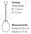 Nordlux Závěsné svítidlo Raito 22