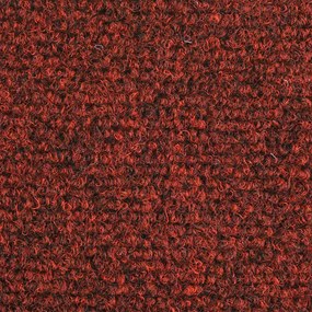 Schodové rohože samolepicí 30 ks 56 x 17 x 3 cm vínově červené půlkulaté 3365683