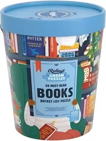 RIDLEY'S GAMES Puzzle Bucket List: 50 Must-Read Books / 1000 dílků