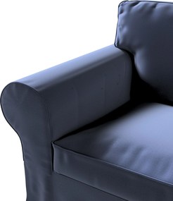 Potah na křeslo IKEA Ektorp barva tmavě modrá látka sametová