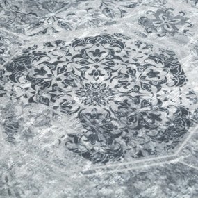 Koberec Lotus7, 160x220 cm, stříbrný
