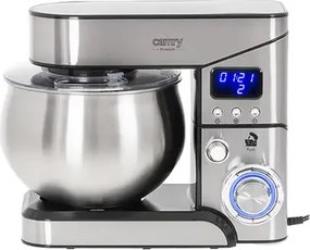 Camry CR 4223 stříbrná / Kuchyňský robot / 2000 W / 5 l / 6 rychlostí