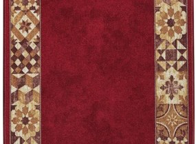Koberce Breno Běhoun MURCIA 10, šíře role 67 cm, Červená, Vícebarevné