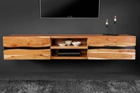Designová závěsná skříňka pod TV Amazonas Akácie Natur 160cm