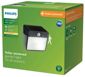 Solární nástěnné svítidlo Philips LED Yarixa, snímač pohybu