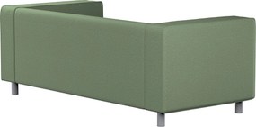Potah na pohovku IKEA  Klippan 2-místná barva zelená látka pletený vzor