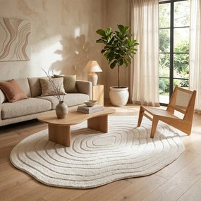 Krémový koberec 160x230 cm Pebble – ESTE