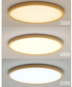 LED Stropní svítidlo LED/18W/230V 3000/4000/6500K pr. 23 cm béžová